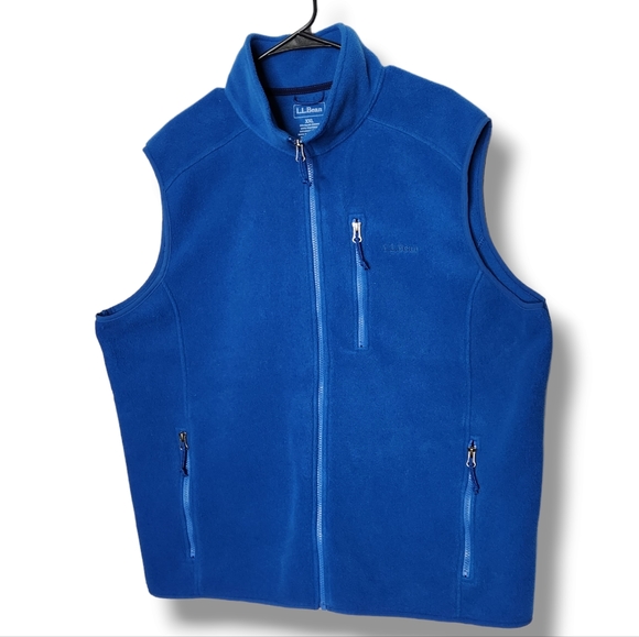 L.L. Bean | Jackets & Coats | Vintage Ll Bean Royal Blue Fleece Vest ...